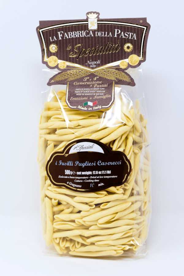 Fusilli Pugliesi Caserecci - La Fabbrica della Pasta di Gragnano - 500g ...